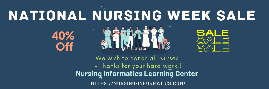 Nursing Week Sale – Thank You to all Nurses! – Nursing Informatics ...